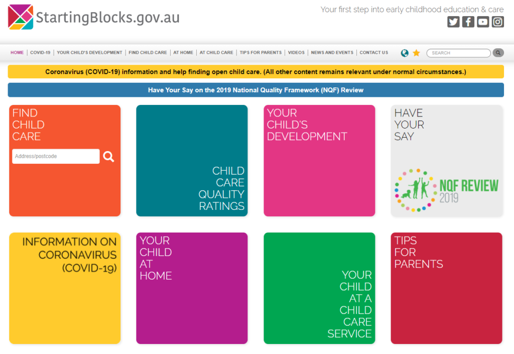 ACECQA – Starting Blocks: Information for Families – Early Education ...