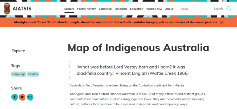 AIATSIS – Map of Indigenous Australia – Early Education Leaders Peer ...