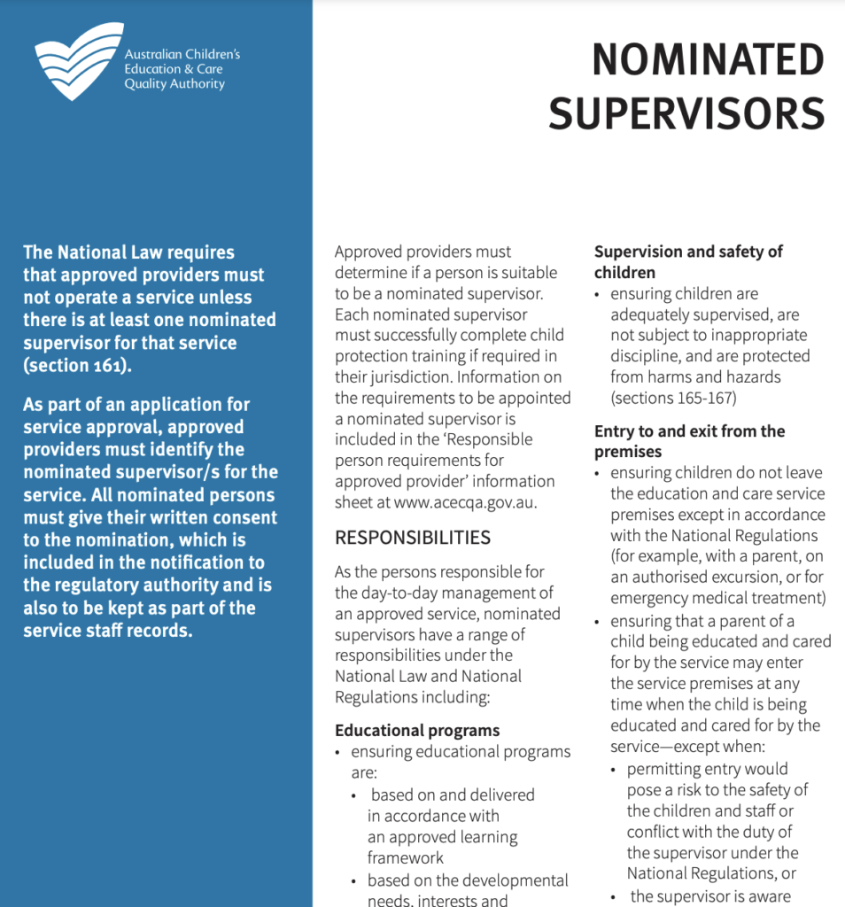 Factsheet Page 7 Early Education Leaders Peer Network