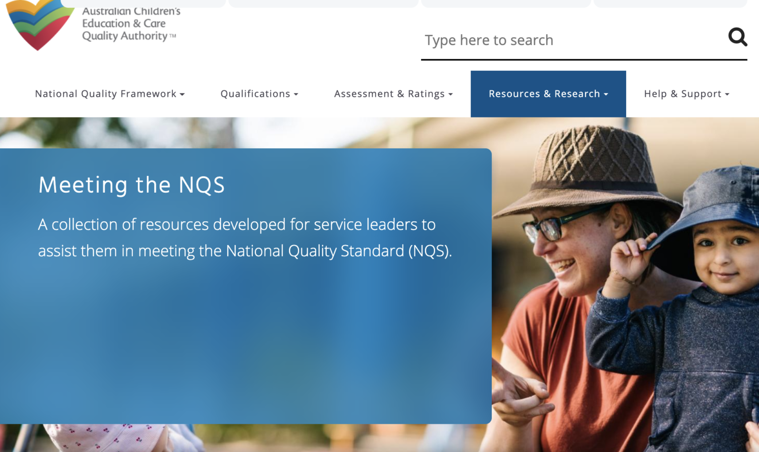 ACECQA – Meeting the NQS – Early Education Leaders Peer Network