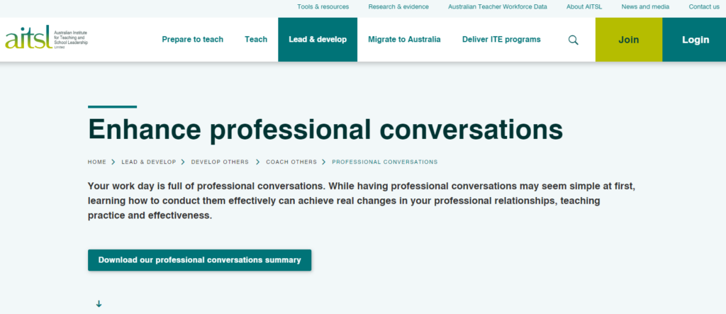 Australian Institute for Teaching and School Leadership (AITSL ...