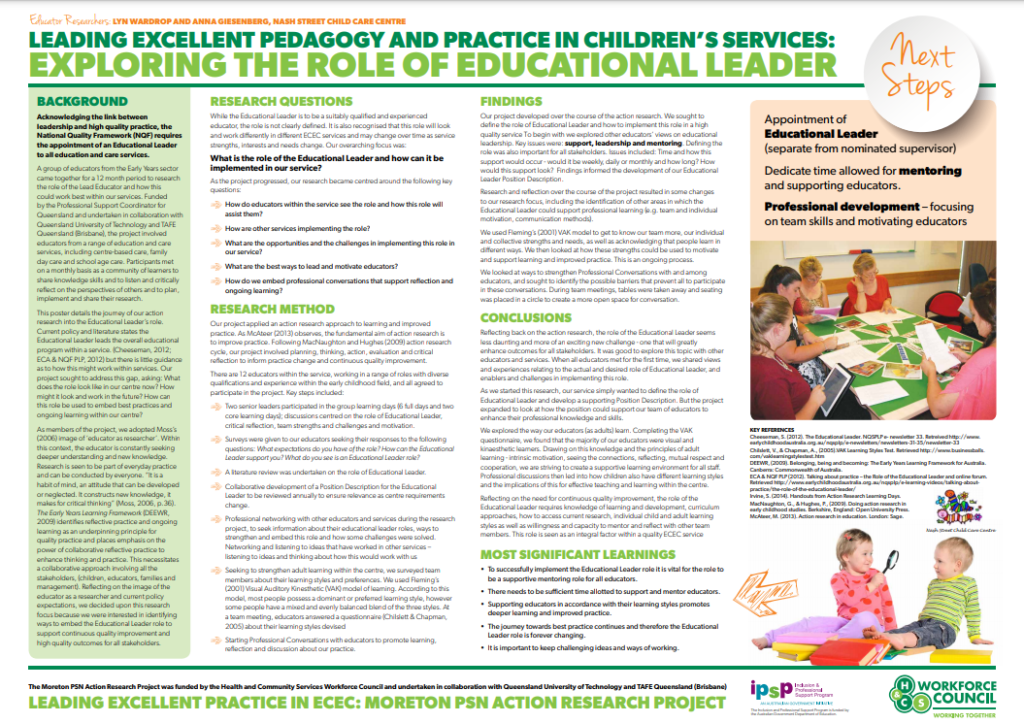 Factsheet Page 7 Early Education Leaders Peer Network